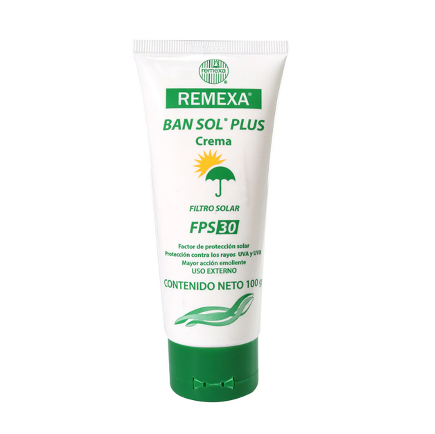 REMEXA BAN-SOL PLUS FPS30 TUBO 100GR – The Skin Pharmacy